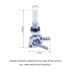 ZLKSKER Fuel Shut Off Valve Switch M10X1.25, Generator/Gas Engine Fuel Tank Part