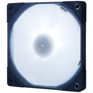 kaze flex 120 slim rgb pwn - 1800rpm, 120mm x 15mm high air flow computer case fan, fluid dynamic bearing, pwn 4-pin connector, rgb 12v 4-pin connector, single pack, black