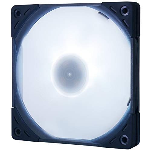 Kaze Flex 120 Slim RGB PWN - 1800RPM, 120mm x 15mm High Air Flow Computer Case Fan, Fluid Dynamic Bearing, PWN 4-Pin Connector, RGB 12V 4-Pin Connector, Single Pack, Black