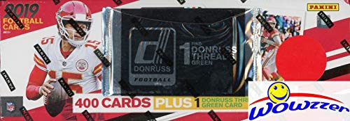 Wowzzer 2019 Donruss NFL Football MASSIVE 401 Card Complete Factory Set with Memorabilia&100 ROOKIE Cards including Kyler Murray, Daniel Jones&More! Plus Bonus Mystery Pack with AUTOGRAPH or MEM!