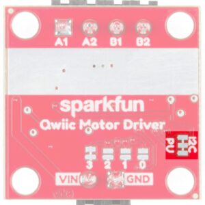 SparkFun Qwiic Motor Driver I2C Plug and Play Breakout No Soldering required to control small DC Motors 1.2A Steady state drive per channel 1.5A Peak 2 channels 127 levels of drive strength 3.3V Logic