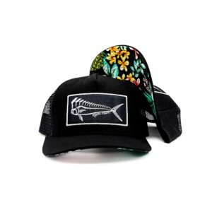 Regular Black with Floral Undervisor