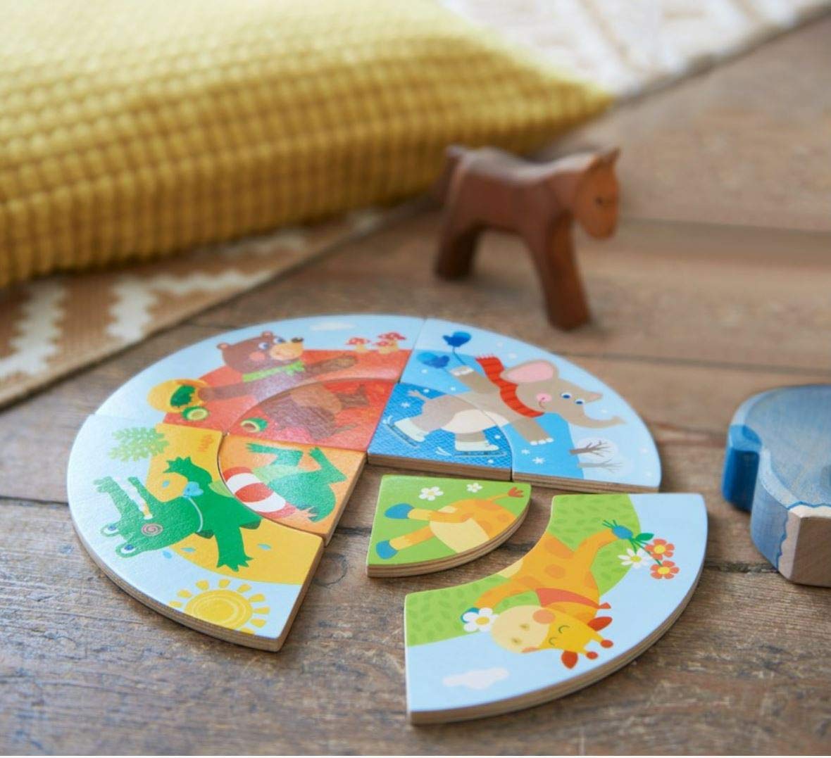 HABA Wooden Animal Seasons Arranging Game