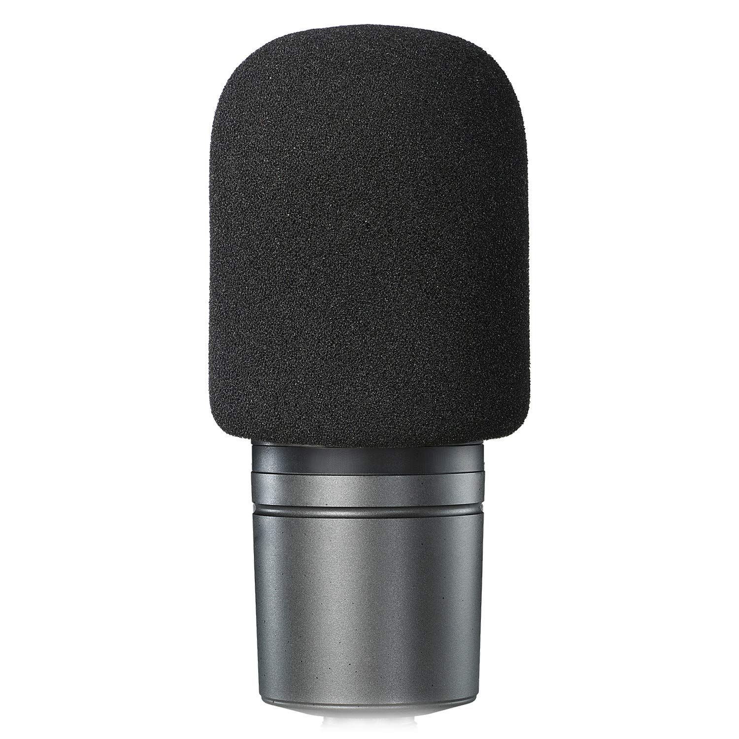 SUNMON Windscreen Foam Cover, Windscreen Pop Filter for Audio-technica AT2020 Condenser Studio Microphone,Compatible with AT-2035 AT-2050 ATR2500 ATR2500X AT-4040 Microphones,(Black)