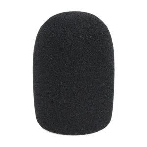 SUNMON Windscreen Foam Cover, Windscreen Pop Filter for Audio-technica AT2020 Condenser Studio Microphone,Compatible with AT-2035 AT-2050 ATR2500 ATR2500X AT-4040 Microphones,(Black)