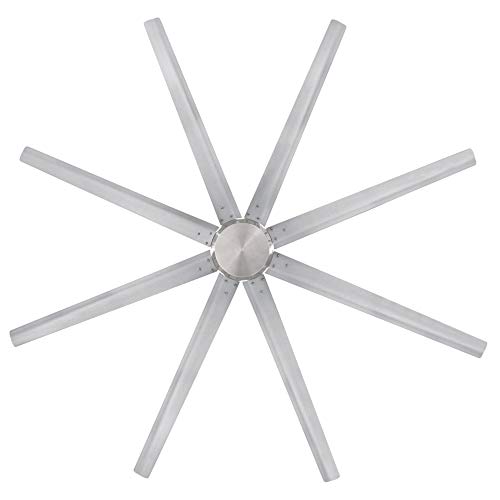 Westinghouse Lighting 7224900 Widespan Industrial Ceiling Fan with Remote, 100 Inch, Brushed Nickel