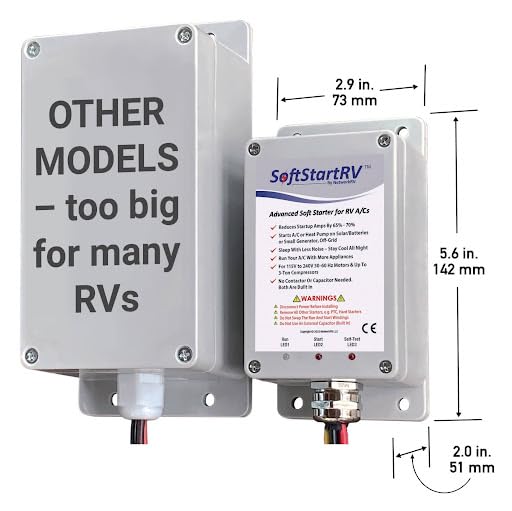 SoftStartRV Soft Start for RV Air Conditioner, RV AC Soft Start Kit for Air Conditioner, Easy Start Even with a Small Generator, 100% Waterproof, Trailer Camper, Motorhome HVAC -NetworkRV