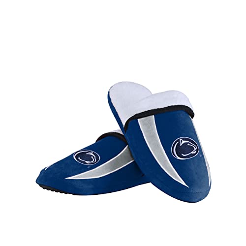 FOCO Penn State Nittany Lions NCAA Mens Sherpa Slide Slippers - L