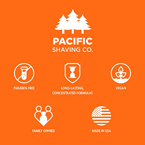 Pacific Shaving Company 3-in-1 Beard Care - Ultra-Concentrated Formula Softens Scruff, Conditions, Tames, and Moisturizes Skin for Any Beard Length - Clean Beard Grooming Products (7 Fl Oz)