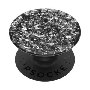 ​​​​PopSockets: Phone Grip with Expanding Kickstand, Pop Socket for Phone - Silver Foil Confetti