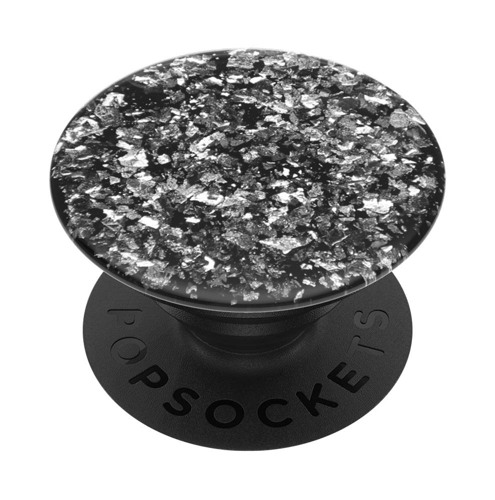 ​​​​PopSockets: Phone Grip with Expanding Kickstand, Pop Socket for Phone - Silver Foil Confetti