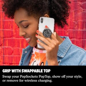 ​​​​PopSockets: Phone Grip with Expanding Kickstand, Pop Socket for Phone - Silver Foil Confetti