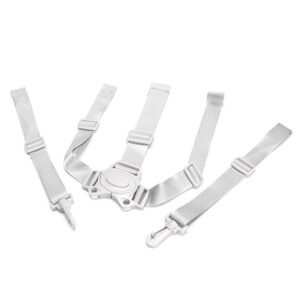 Baby 5 Point Harness Belt Universal Pushchair Children Seat Safety Belt High Chair Straps Protector Safety Strap (Grey)