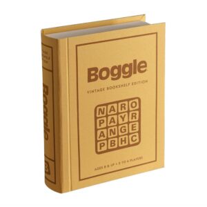 ws game company boggle vintage bookshelf edition