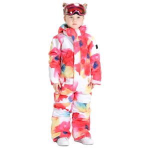 gsou snow ski suit kids snowsuit one piece boys girls snowboard suit ski jumpsuits coveralls waterproof windproof