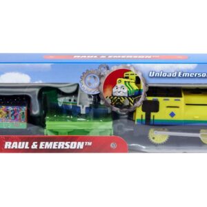 Thomas & Friends TrackMaster Raul & Emerson, motorized train with removable toy plane for toddlers and preschoolers ages 3 years & older