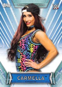 2019 topps wwe women's division #22 carmella wrestling trading card