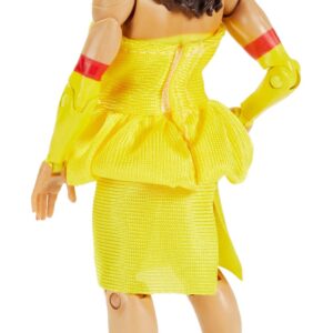 WWE MATTEL Miss Elizabeth Elite Collection Deluxe Action Figure with Realistic Facial Detailing, Iconic Ring Gear & Accessories, Multi (GKY10)