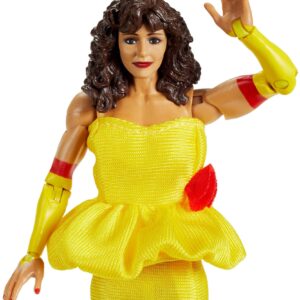 WWE MATTEL Miss Elizabeth Elite Collection Deluxe Action Figure with Realistic Facial Detailing, Iconic Ring Gear & Accessories, Multi (GKY10)