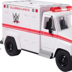 Mattel WWE Slambulance Wrekkin' Vehicle Breakaway Ambulance, for 6-Inch Action Figure