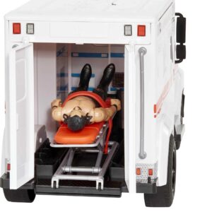 Mattel WWE Slambulance Wrekkin' Vehicle Breakaway Ambulance, for 6-Inch Action Figure