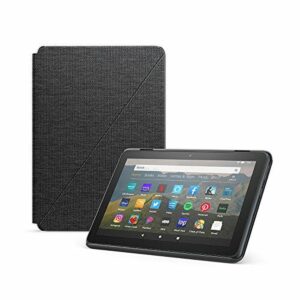 amazon fire hd 8 cover, compatible with 10th generation tablet, 2020 release, charcoal black