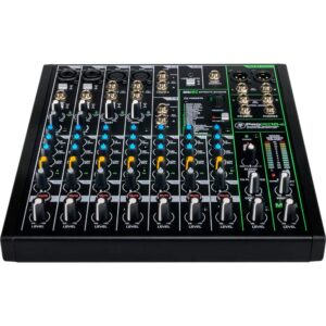 Mackie ProFX10v3 10-Channel Sound Reinforcement Mixer with Built-In FX, Gator Cases G-MIXERBAG-1515 Mixer Bag & Stereo Cable 10' Bundle