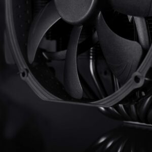 Noctua NH-D15 chromax.Black, Dual-Tower CPU Cooler (140mm, Black)