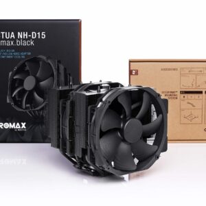 Noctua NH-D15 chromax.Black, Dual-Tower CPU Cooler (140mm, Black)