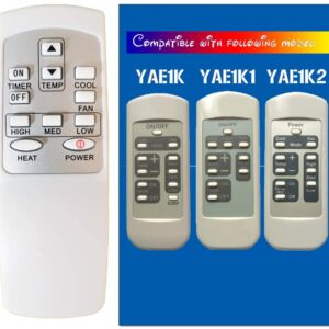 CHOUBENBEN Replacement GE Air Conditioner Remote Control AJCQ12ACG AJCQ12ACGL1 AJCQ12DCF AJCQ12DCFW1 AJCQ12DCG AJCQ12DCGL1