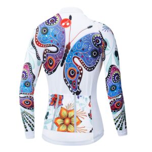 Women Cycling Jersey Long Sleeve Bicycle Biking Shirt Clothing Sport Tops