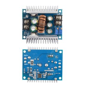 Diymore 2pcs 20A 300W CC CV Step Down Module Adjustable DC 6-40V to 1.2-36V Voltage Regulator Buck Converter Constant Current Power Supply Module 20v to 12v Step Down