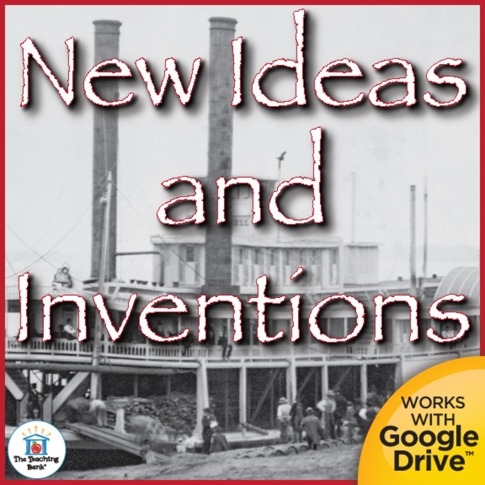 New Ideas and Inventions U.S. History Interactive Notebook Unit Printable or for Google Drive™ or Google Classroom™