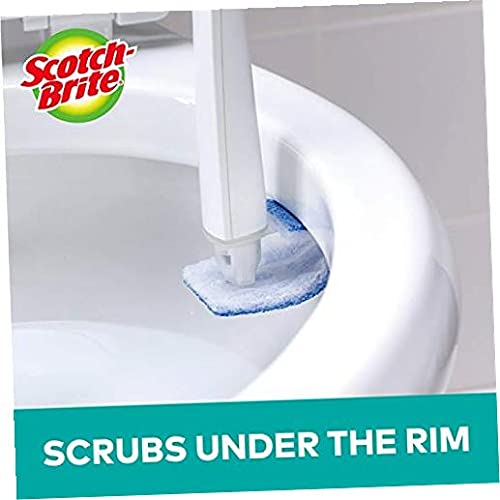 Scotch-Brite Disposable Toilet Scrubber Refills, Removes Rust & Hard Water Stains, 48 Disposable Refills