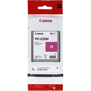 canon magenta ink 55ml (pfi-030m) for canon imageprograf ta-20 and ta-30