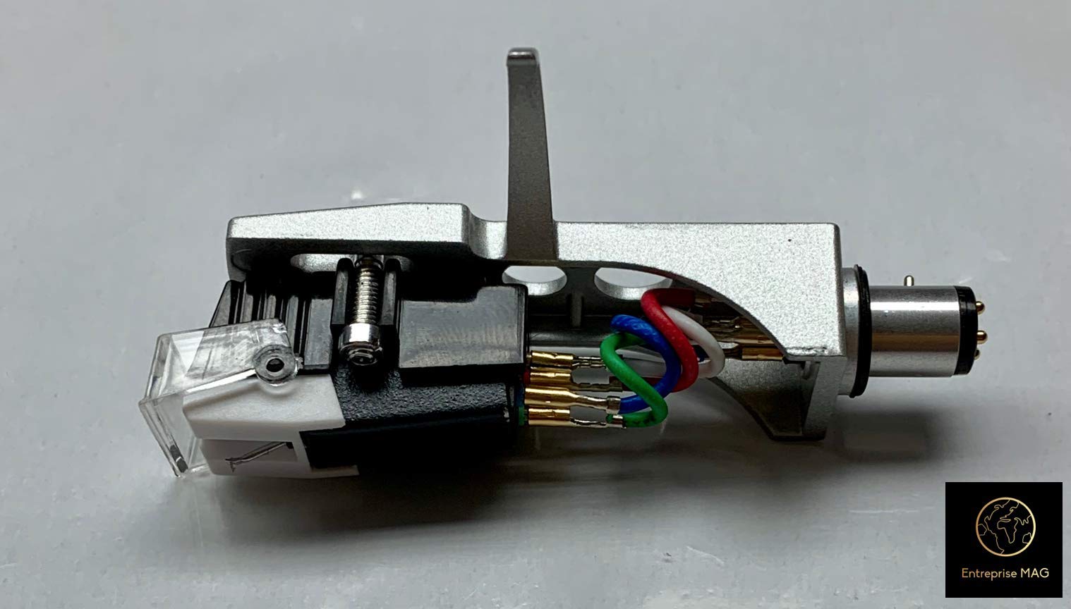 Cartridge, Stylus Needle and Silver Headshell with mounting bolts for Technics SL-5100, SL-5200, SL-5300, SL-5310, SL-5350, SL-Q33K, SL-Q3K, SL-20A, SL-220, SL-221, SL-23