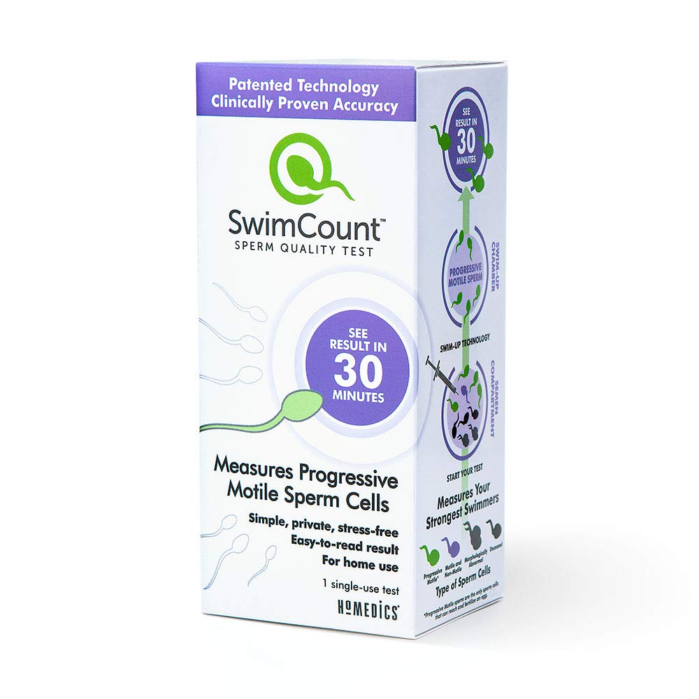 SwimCount at-Home Sperm Quality Check | Men's Progressive Motile Fertility Test Kit