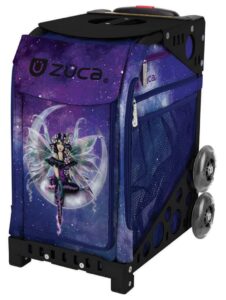 zuca sport bag - fairy dust (black frame)