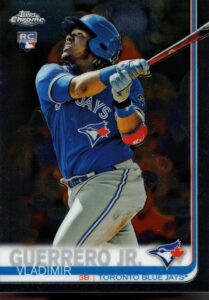 2019 topps chrome baseball #201 vladimir guerrero jr. rookie card