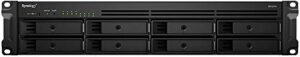 synology rackstation rs1219+ iscsi nas server with intel atom 2.4ghz cpu, 8gb memory, 32tb hdd storage, dsm operating system