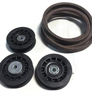 AWD Belt Repair kit 3- 587973001 Pulleys and Belt for 580364603 580364610 Some Craftsman Husqvarna Read Description