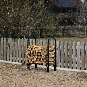 Fire Beauty Firewood Rack Log Holder,Log Storage Holder,Storage Rack,Firewood Stacker for Fireplace Indoor Outdoor(Middle)