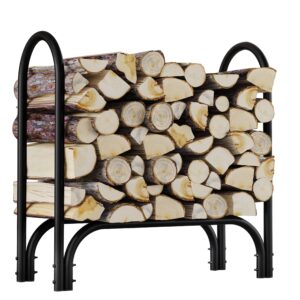 Fire Beauty Firewood Rack Log Holder,Log Storage Holder,Storage Rack,Firewood Stacker for Fireplace Indoor Outdoor(Middle)