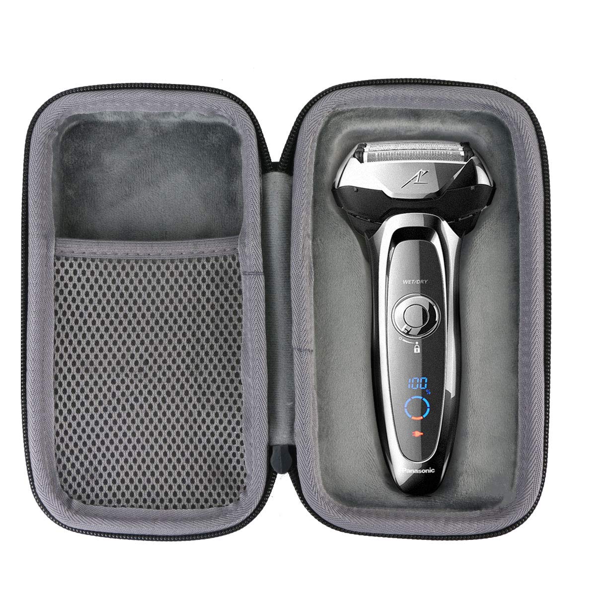 co2CREA Hard Travel Case Replacement for Panasonic Arc5 Electric Razor Men's Shave ES-LV65-S