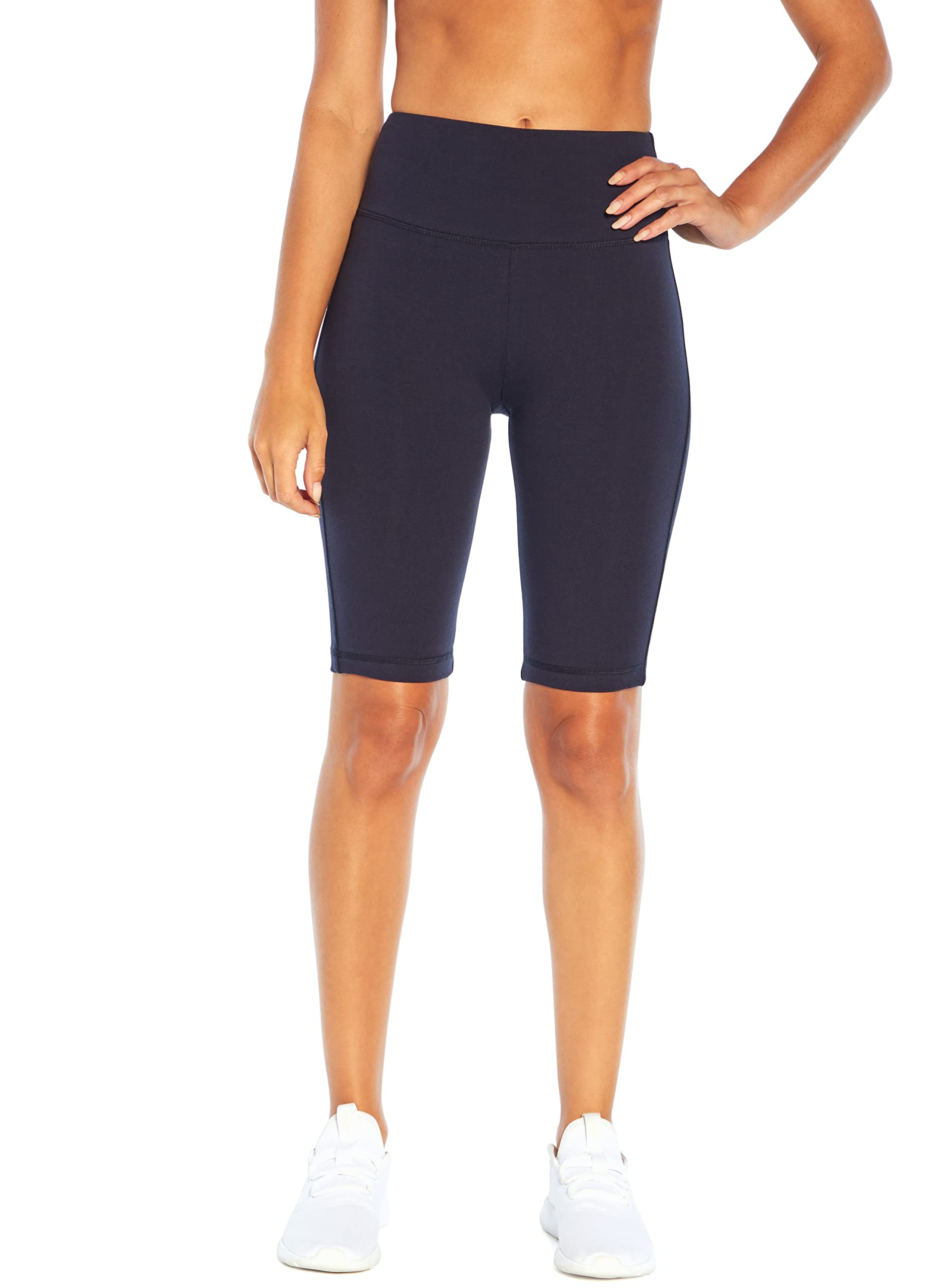 Marika Women's Becca High Rise Tummy Control Bermuda Short, Midnight Blue, Medium