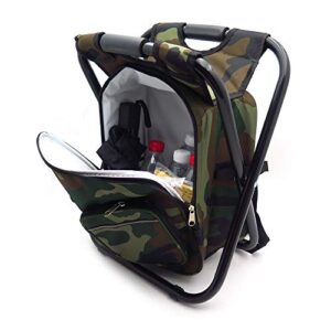 httmt - foldable outdoor multi-function fishing backpack beach chair stool w/cooler bag [item number: et-seat001]