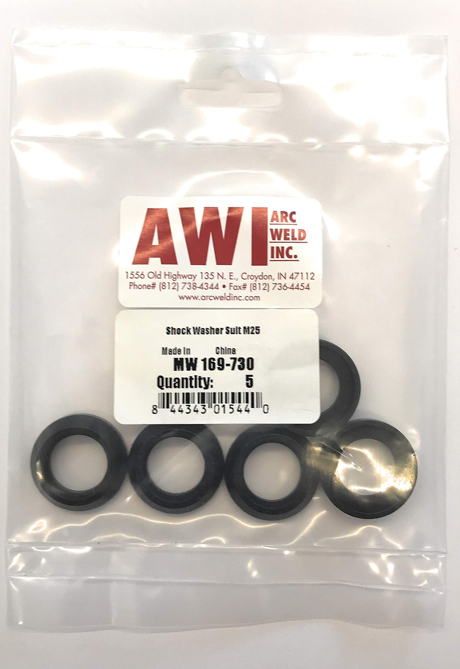 169-730 Miller Style M-25 Shock Washer - Arc Weld by Masterweld Pack of (5)