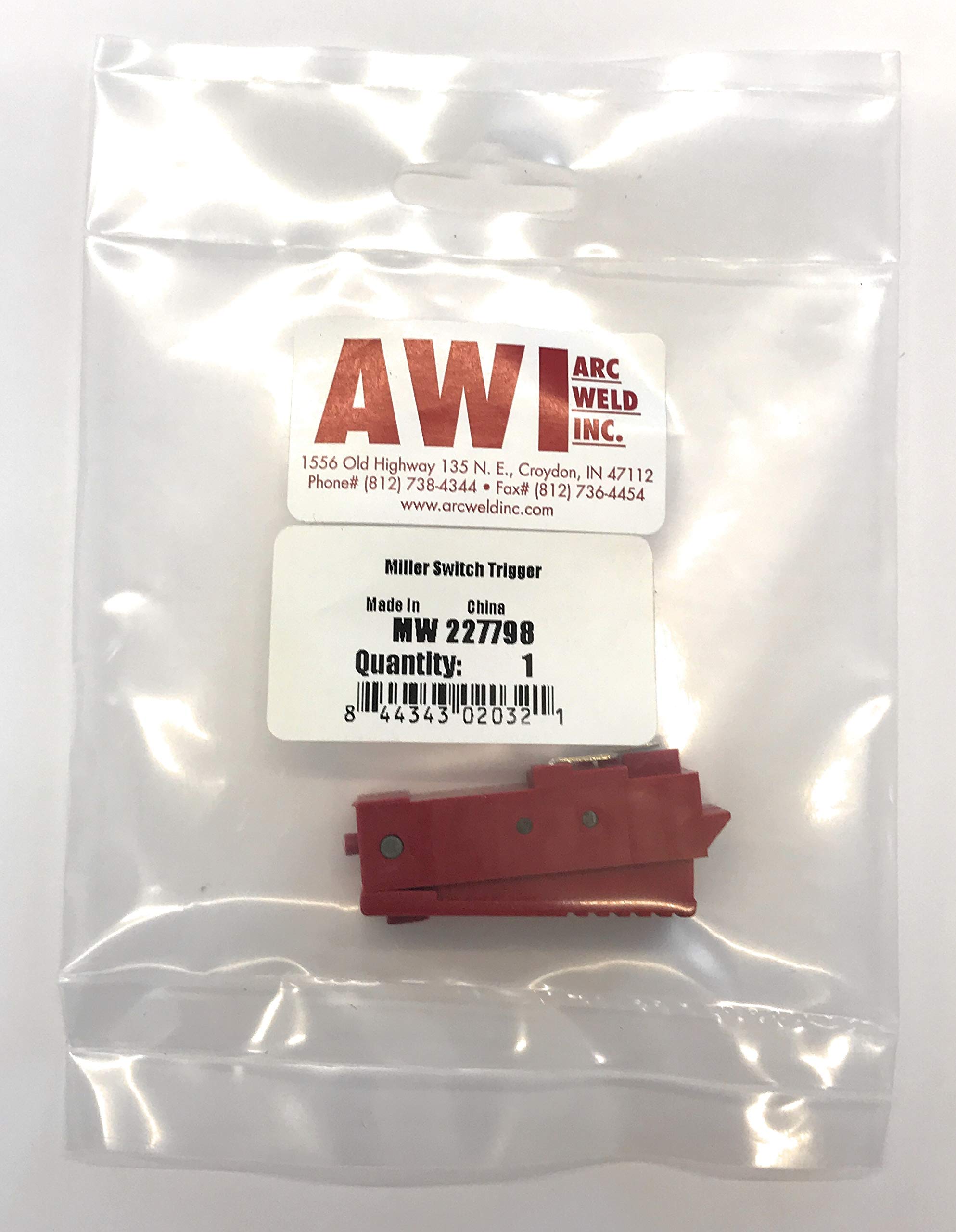 227-798 Miller Style M-25 Trigger Switch - Arc Weld by Masterweld Pack of (1)