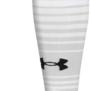 Under Armour Youth Global Performance Over The Calf Socks, 1-pair , White/Glacier Gray , Small