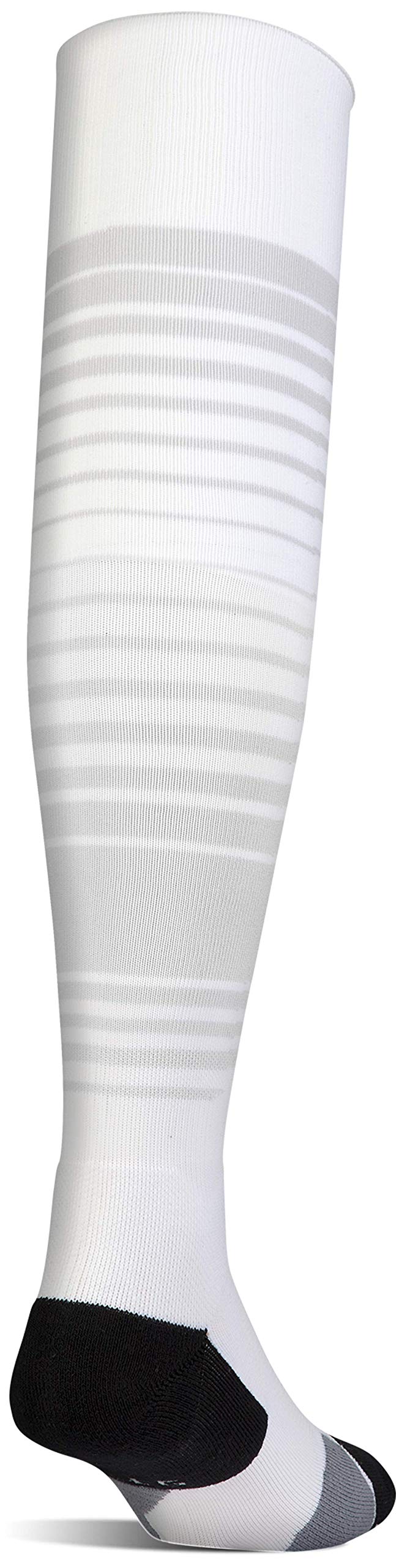 Under Armour Youth Global Performance Over The Calf Socks, 1-pair , White/Glacier Gray , Small